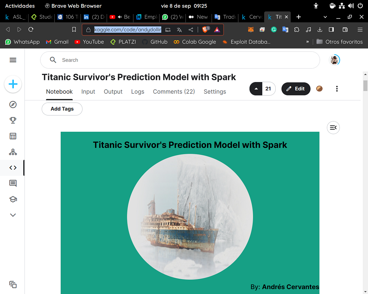 Work With Python And Apache Spark Andrés Cervantes Medium 4624