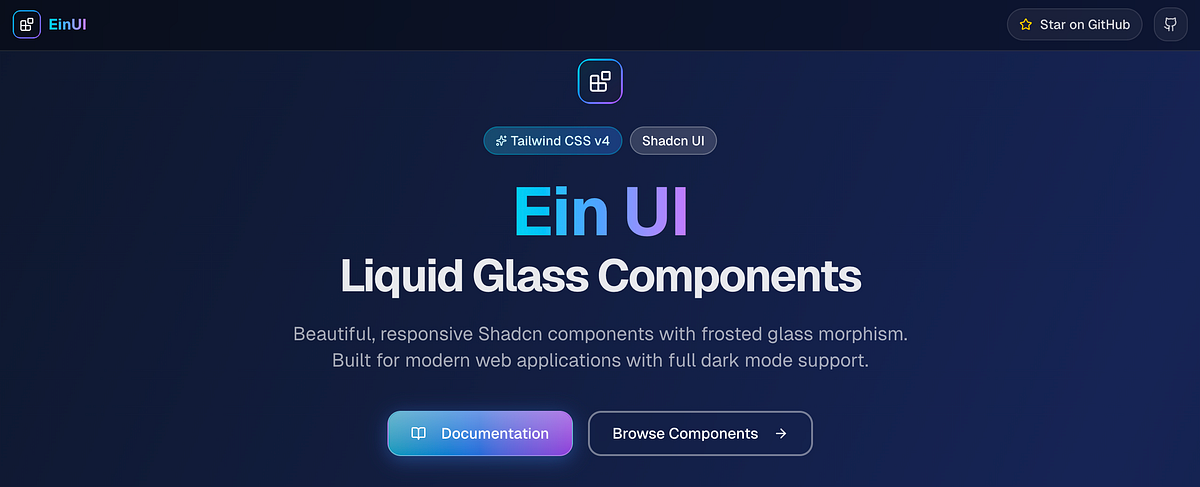 Building a “Liquid Glass” Component Set for Modern Next.js Apps | by Ehsan Ghaffar | Medium