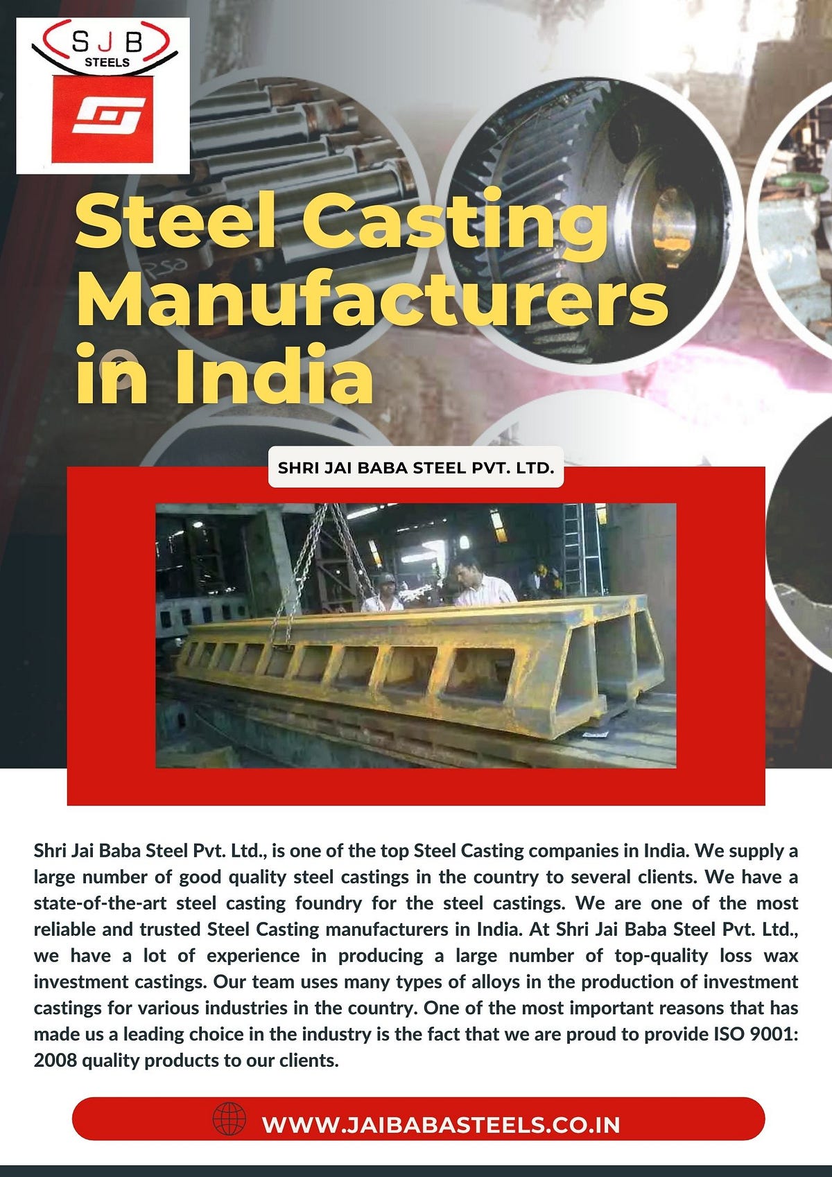Steel Casting Manufacturers in India - Shri Jai Baba Steel Pvt. Ltd ...