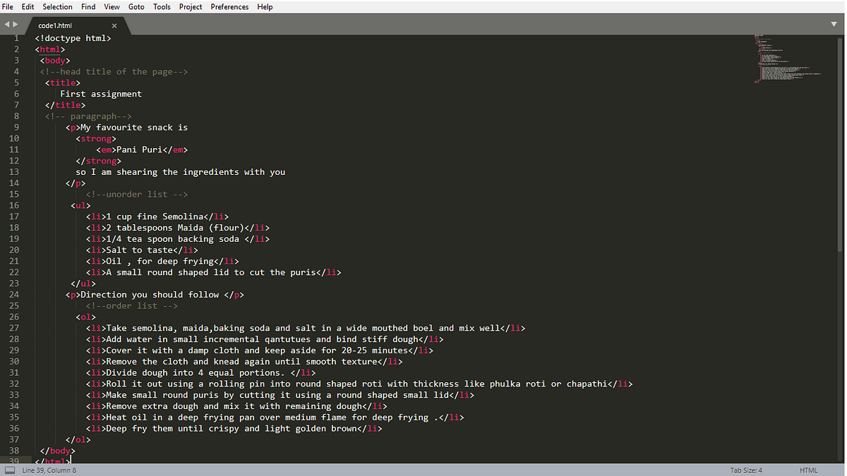 Learning html for fun. Hello guy’s welcome to my blog where I… | by ...