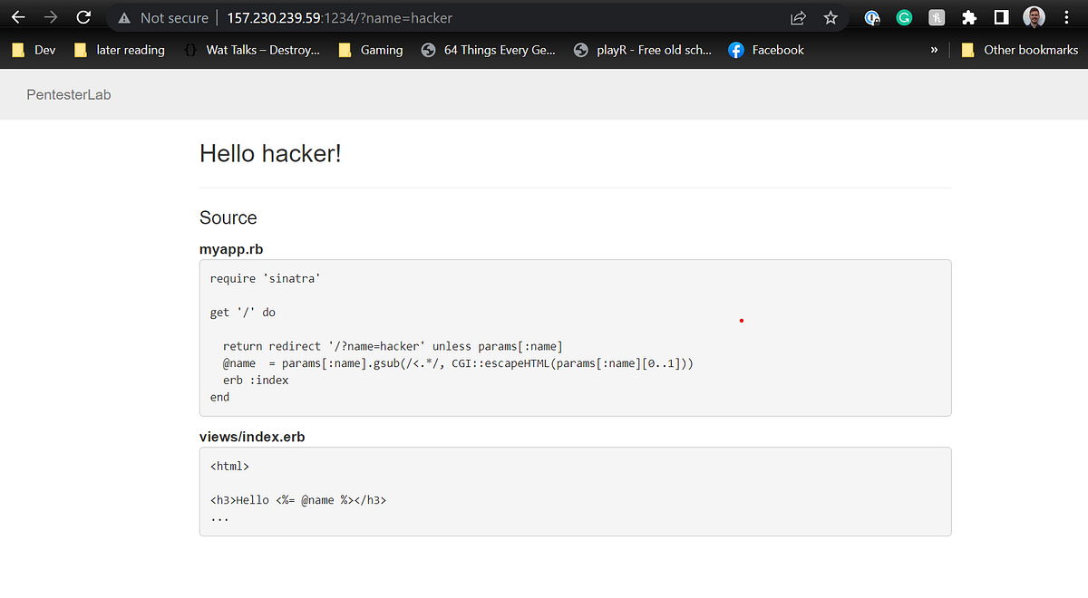 PentesterLab XSS Lab. Browsing Twitter, I see this challenge… | by ...