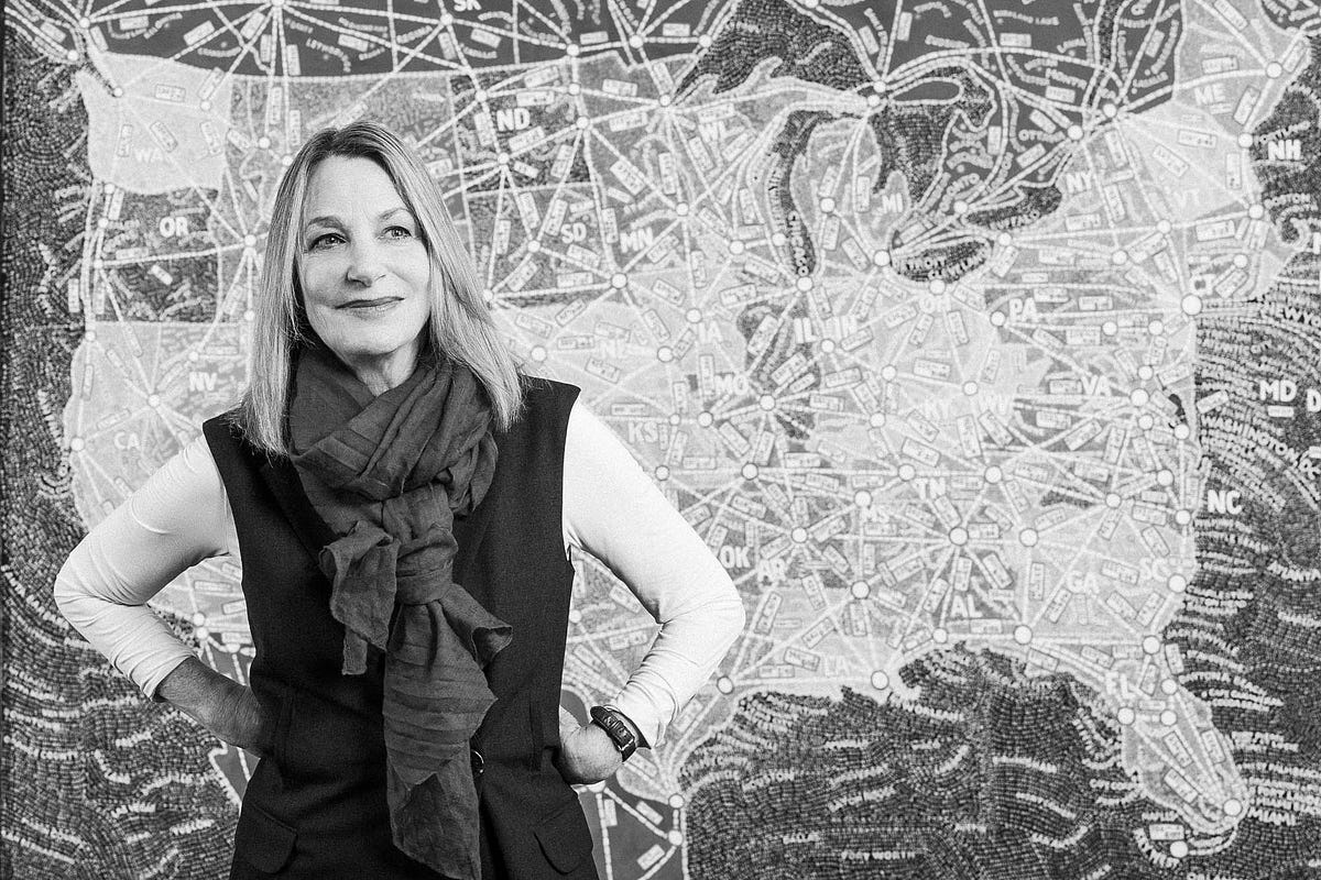 How Pentagram’s Paula Scher Defines Success | by Carey Dunne | Magenta