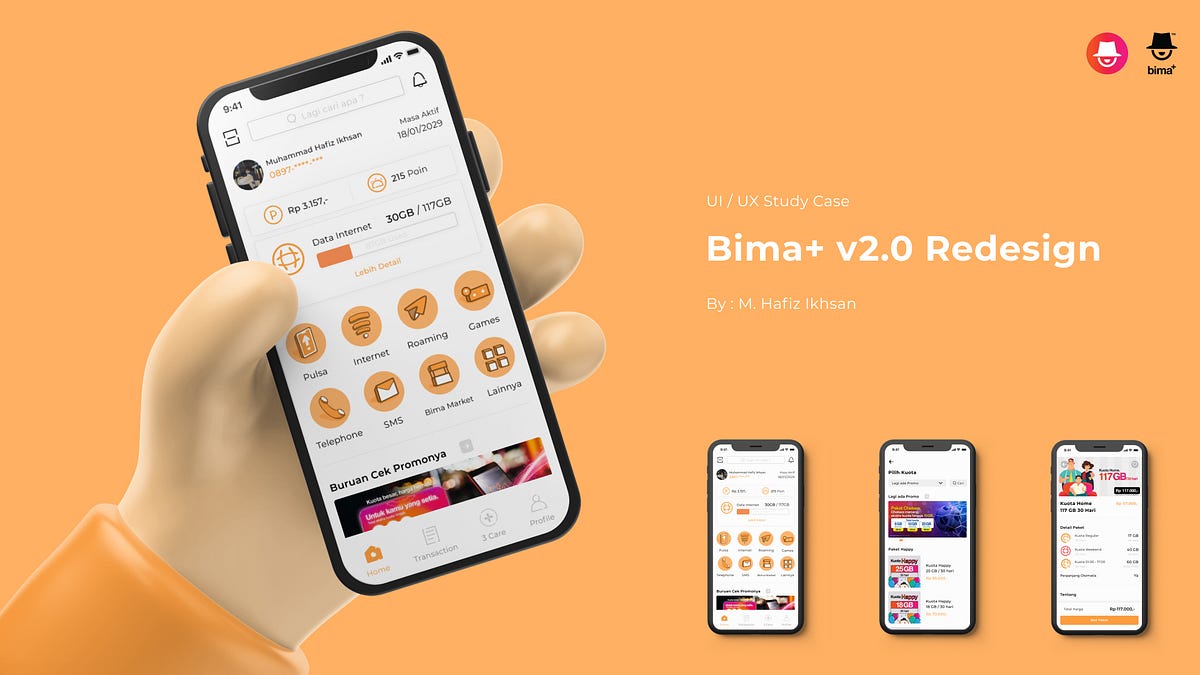 UI Case Study : Redesign Bima+ App v2.0 | by Muhammad Hafiz Ikhsan | Medium