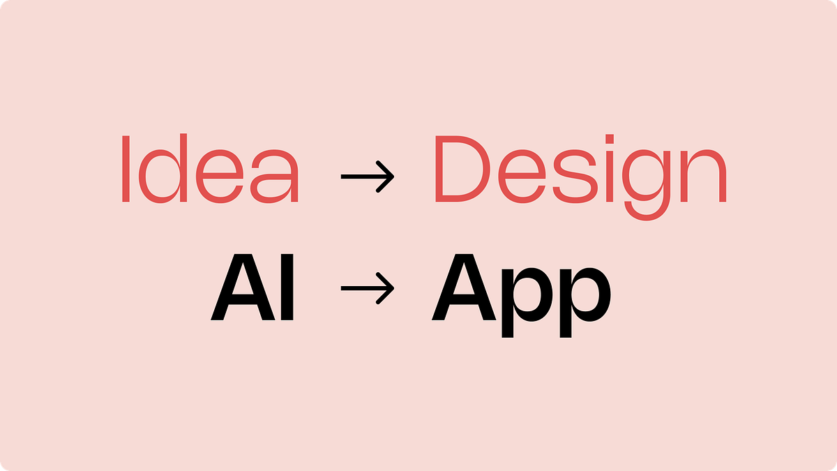 Designing with AI: From idea to app | by Pierre Bremell | Medium