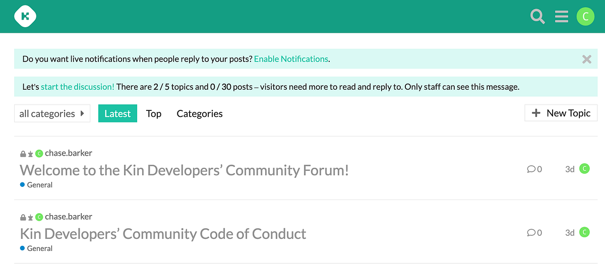 Building an Open and Inclusive Kin Developer Community | by Chase Barker | Kin Blog | Medium