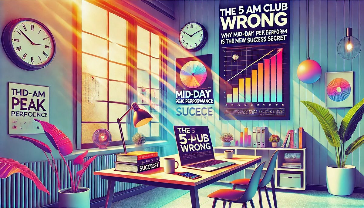 The 5 AM Club is Wrong: Why Mid-Day Peak Performance is the New Success Secret | by NK Jadoon ...