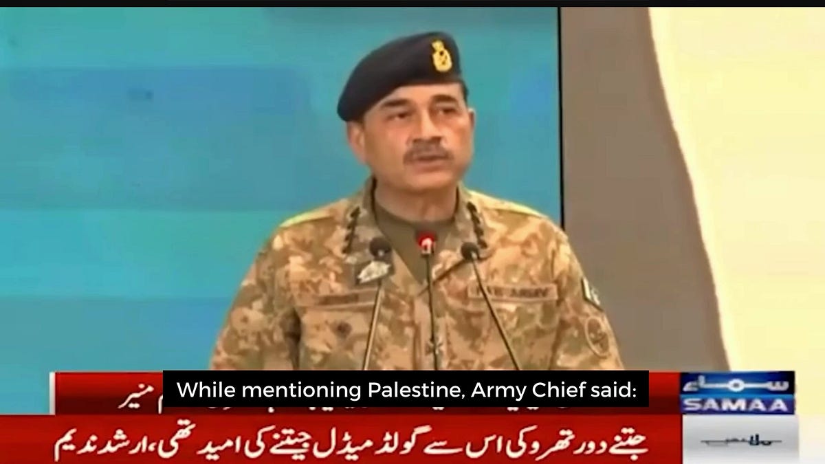 Pakistan Army Chief signals Arab countries failure on Gaza — “Will have ...