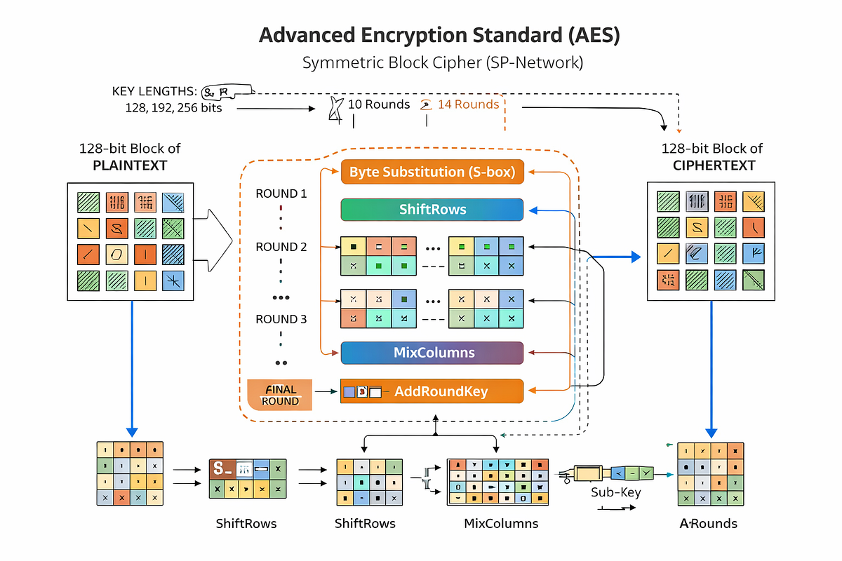 Today we learn how AES works. (Exerpt from:Anderson, Ross. Security ...