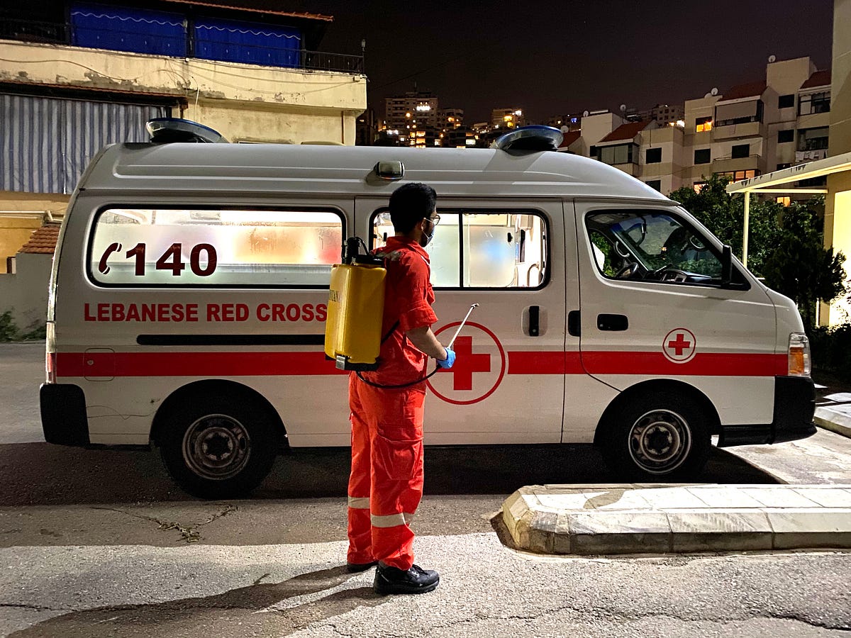 Lebanese Red Cross Stations Take Coronavirus Preventative Measures | by ...