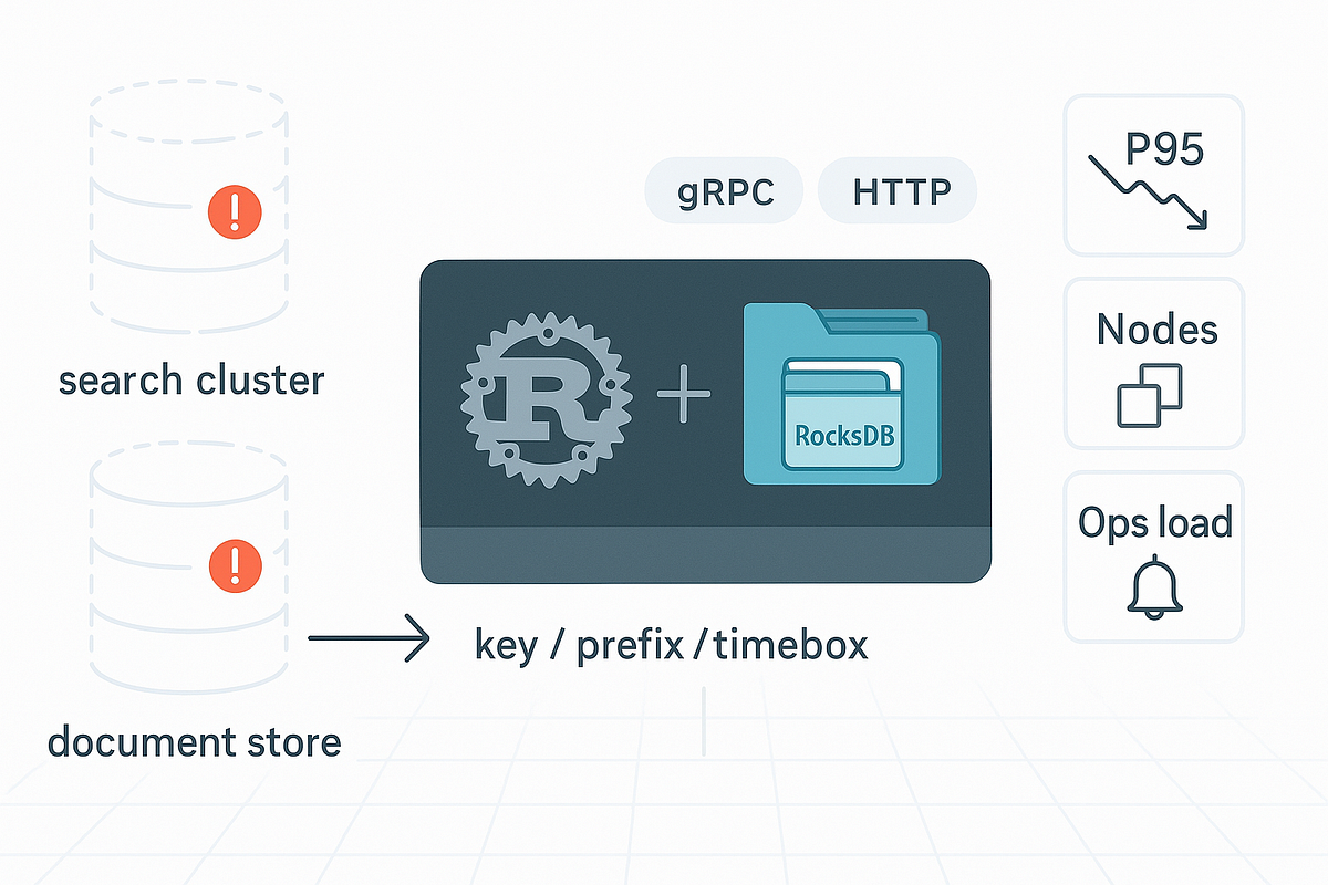DatabWe Deleted Elasticsearch and MongoDB — Rust + RocksDB Took Over | by The Stateless Samurai ...