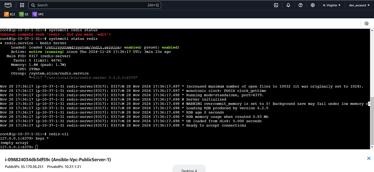 Day-22: Ansible with Redis for storing the Facts | Ansible Vault | by Mokadi Surya Prasad | Medium