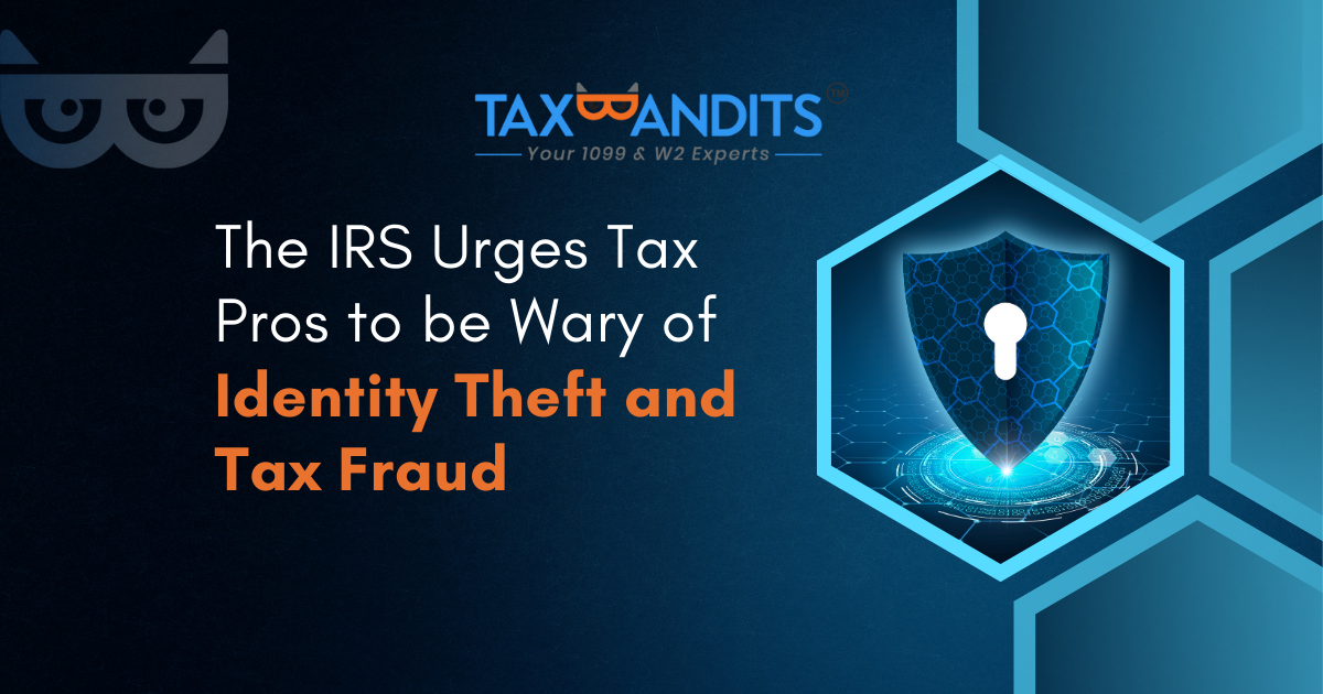 The IRS Urges Tax Pros to be Wary of Identity Theft and Tax Fraud | by TaxBandits - Payroll ...