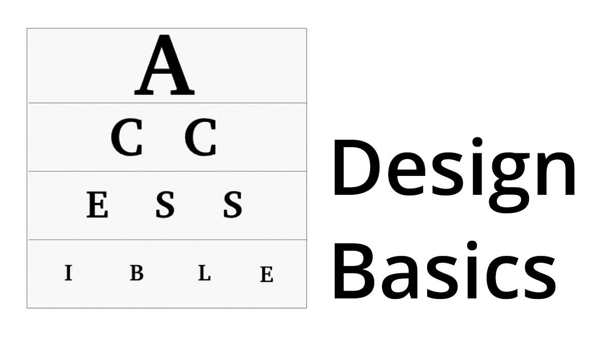 Accessible Design: The 3 Most Critical Optimizations | by @alexalex ...