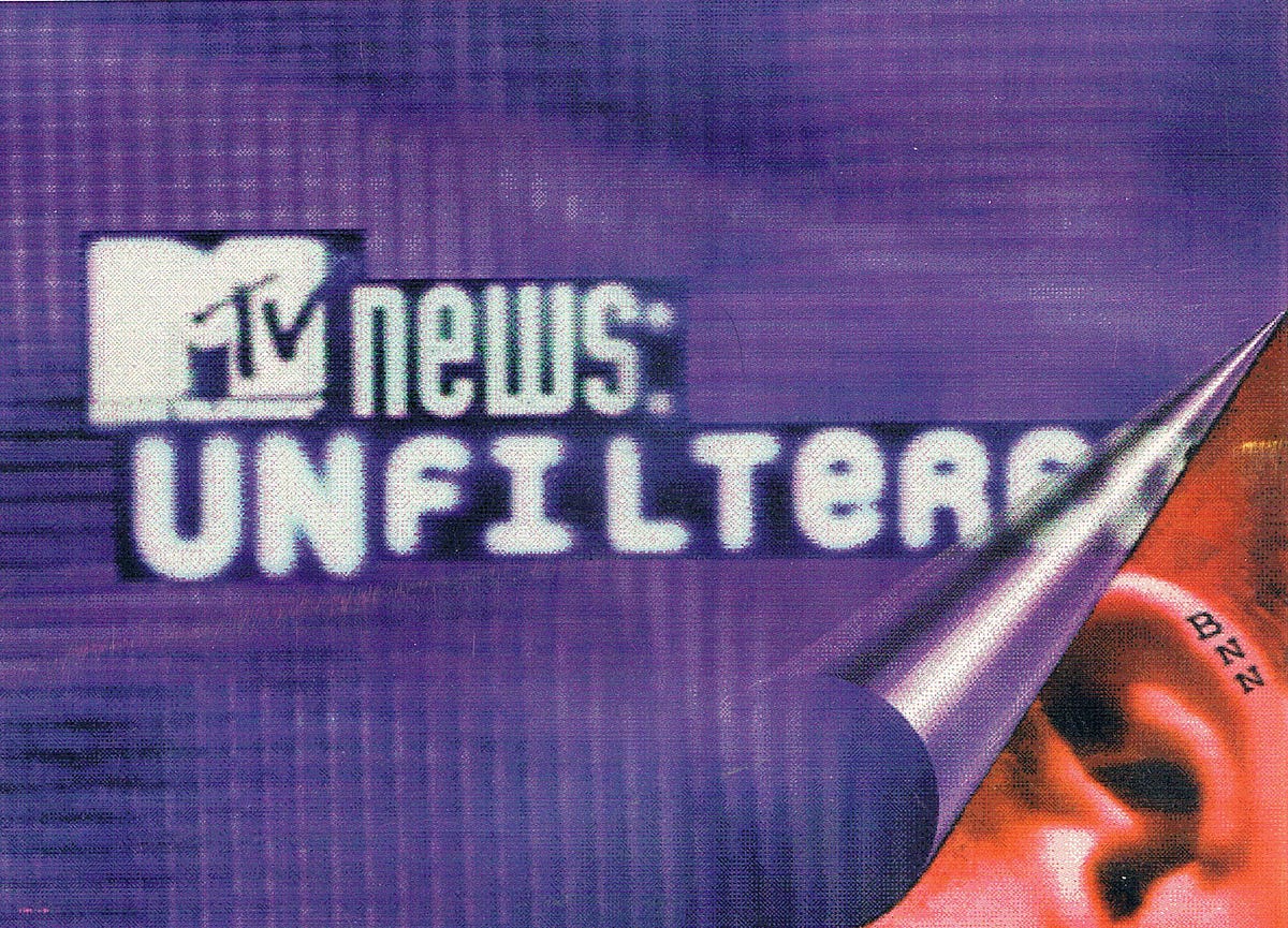 MTV News: Unfiltered. UNfiltered UNfiltered was an MTV… | by Steve ...