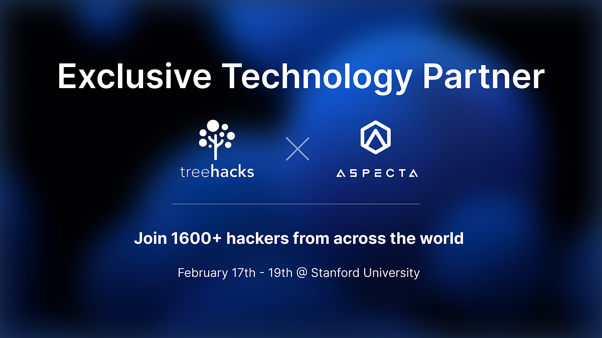 Aspecta Supports Stanford’s Premier Hackathon TreeHacks As Exclusive Tech Partner | by Aspecta ...