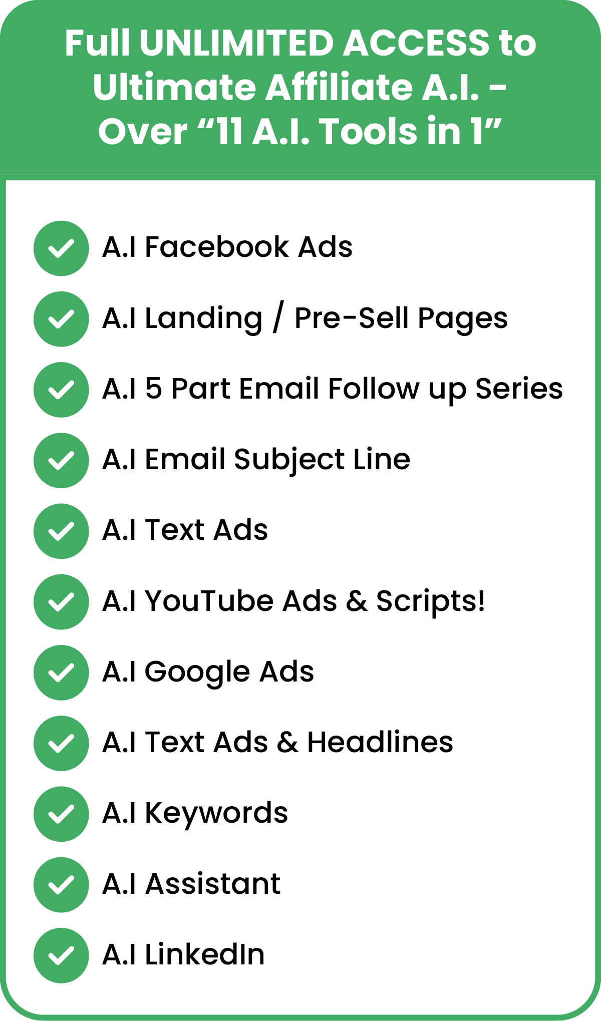 Ultimate Affiliate A.I GET THE ULTIMATE AI BUNDLE’ OFFER & GET ALL THE ...