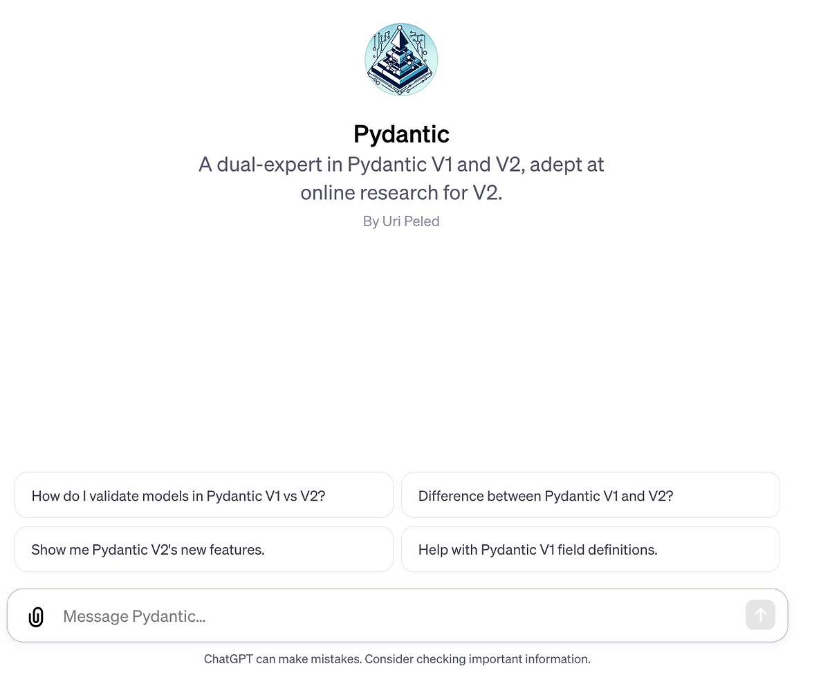 Revolutionizing Docs - The Complete Guide to Crafting GPTs, Featuring Pydantic GPT | by Uri ...