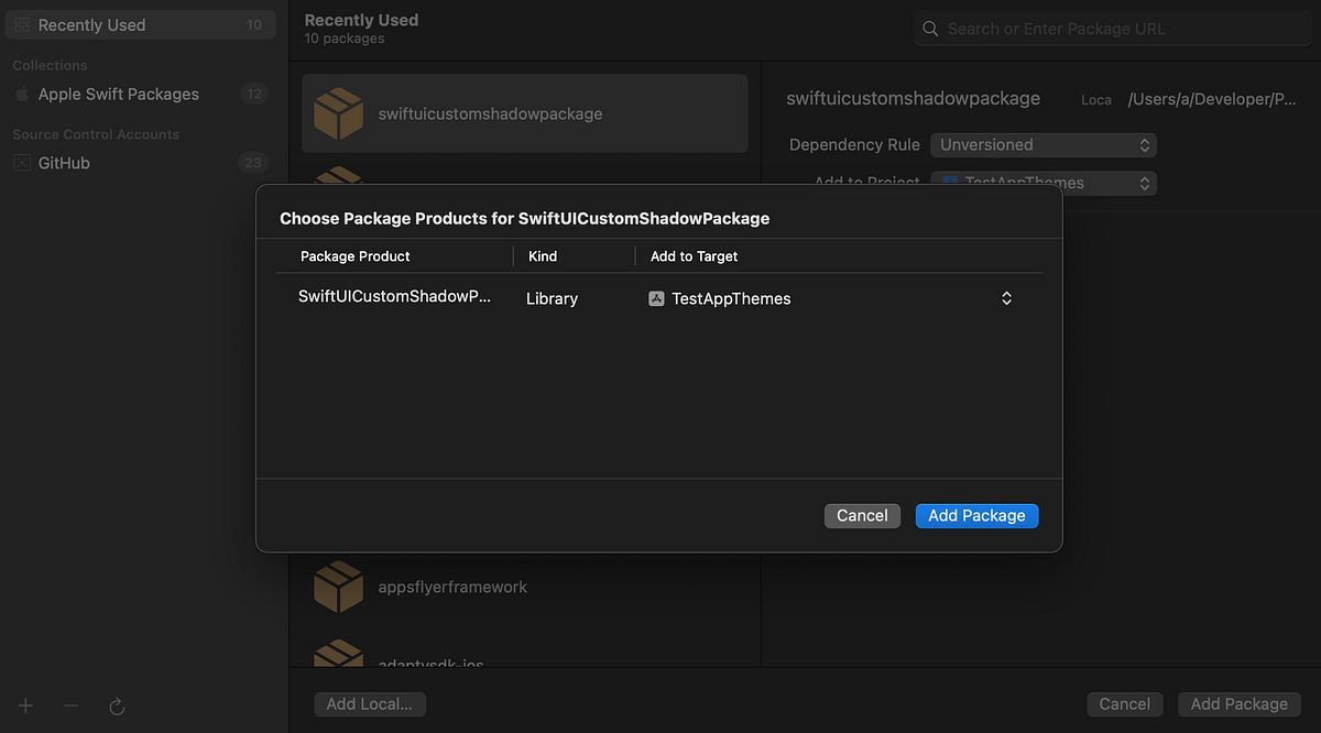 How to Work with Swift Packages Locally in SwiftUI | by Alexander Adelmaer | AppMakers.DEV — iOS ...