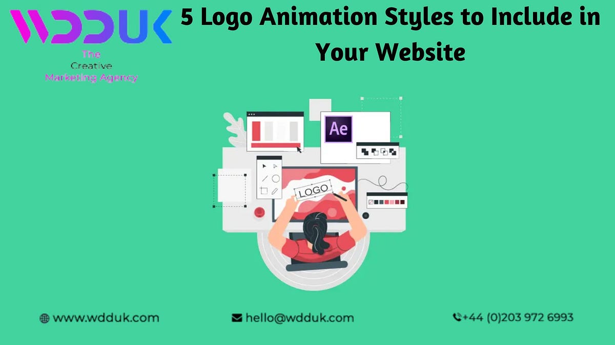 5 Logo Animation Styles to Include in Your Website | by WDDUK Official ...