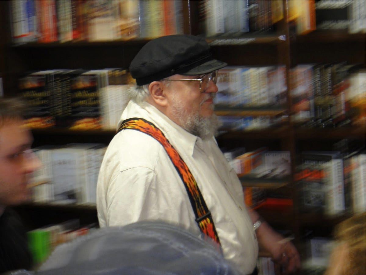 George R. R. Martin: “A Dance with Dragons” Signing in NYC | by Joseph ...