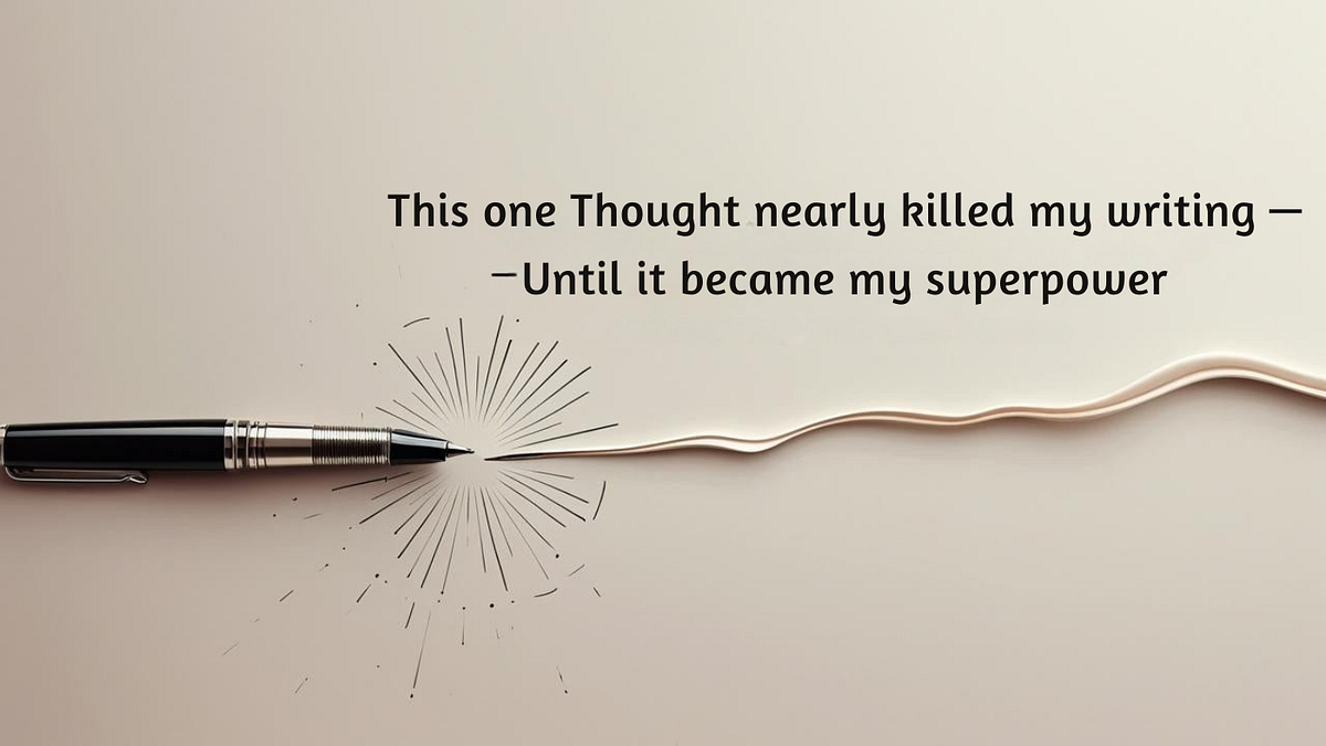 This One Thought Nearly Killed My Writing — Until It Became My ...