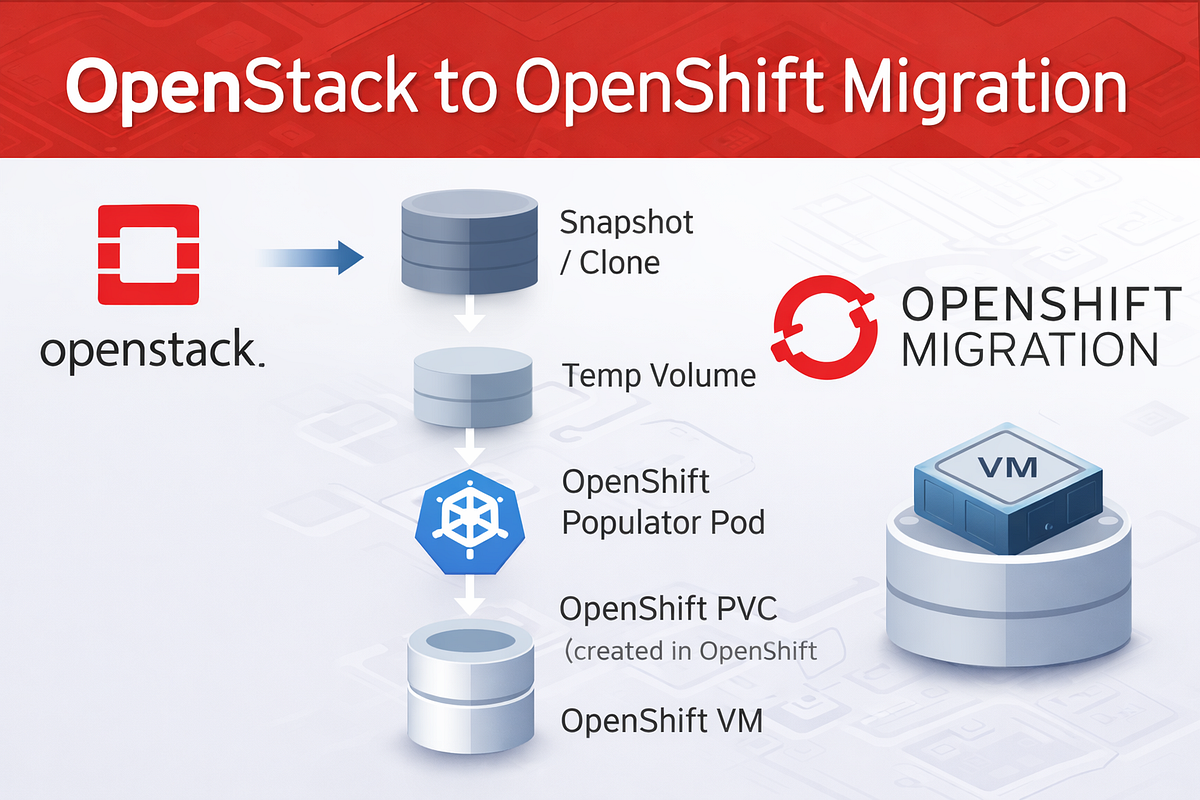 Migrating Virtual Machines from OpenStack to OpenShift | by Manohar ...