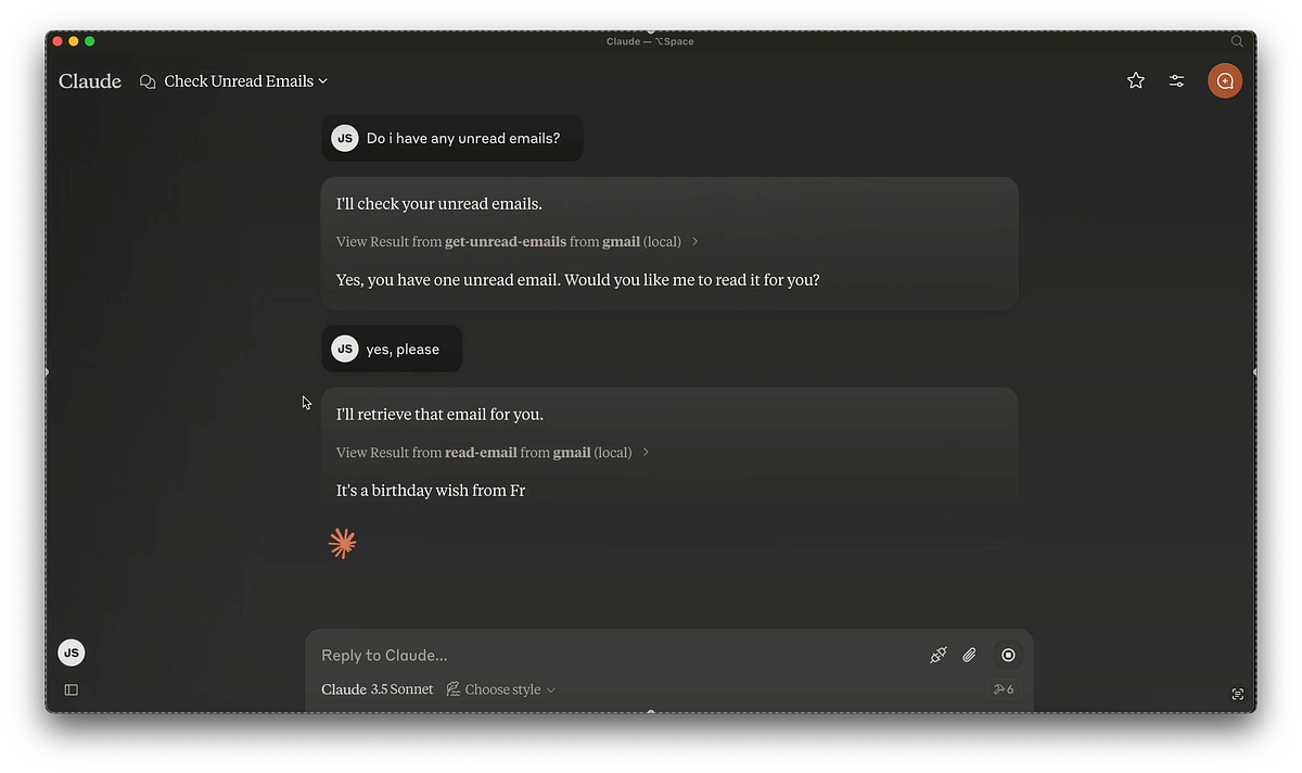 Create a Gmail Agent with Model Context Protocol (MCP) | by Jason Summer | Medium
