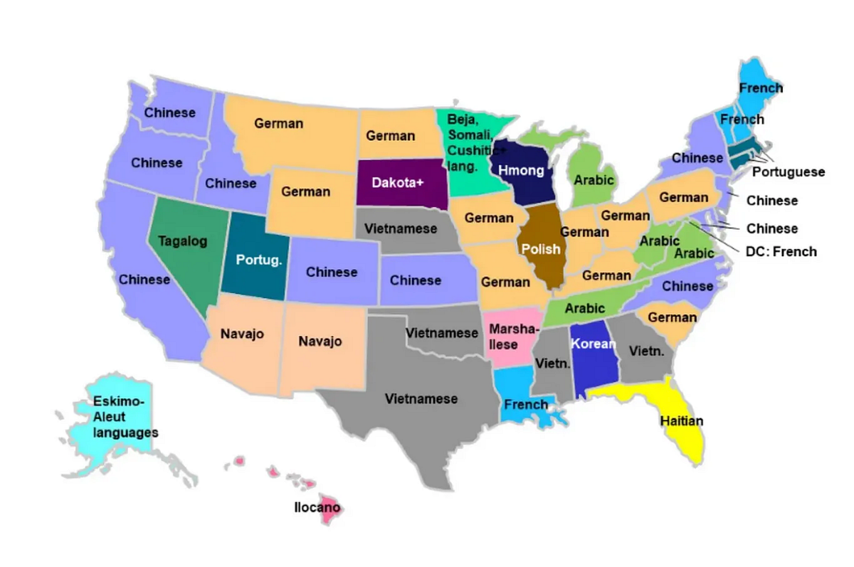 Do you Know What is Your State’s 3rd Most Spoken Language? | by Anna ...