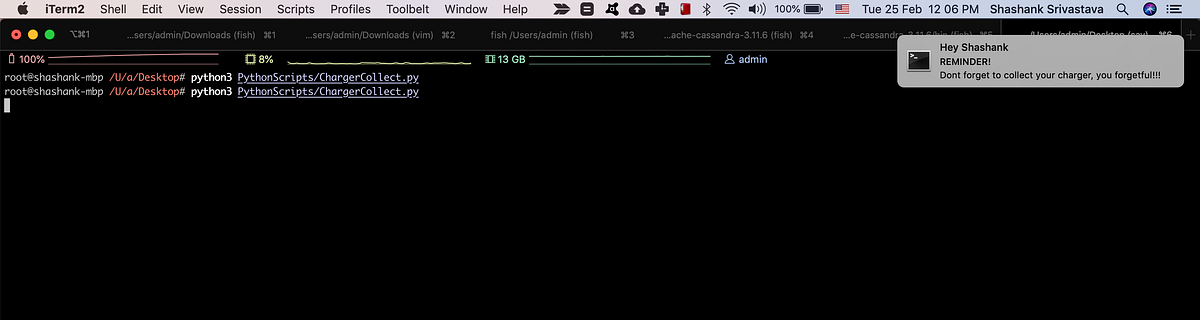 Writing a Mac Reminder app in Python3 | by Shashank Srivastava | Mac O ...