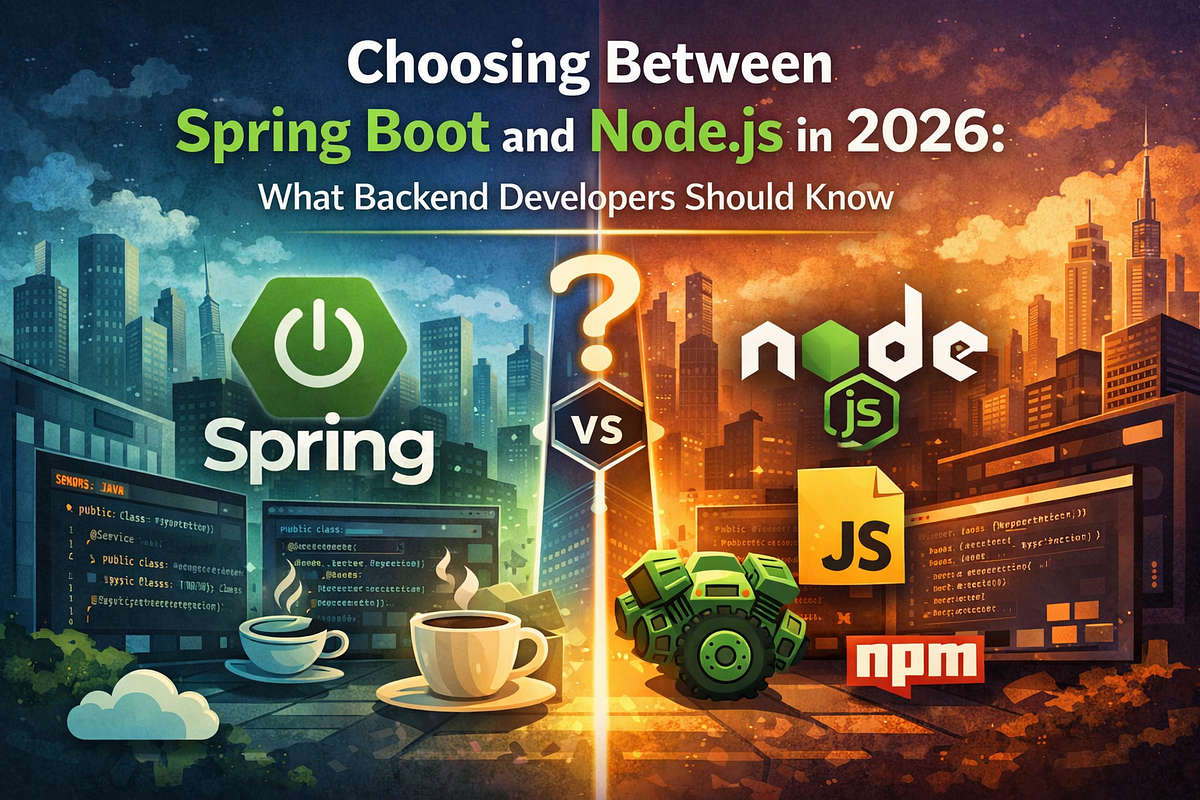 Choosing Between Spring Boot and Node.js in 2026: What Backend Developers Should Know | by Er ...