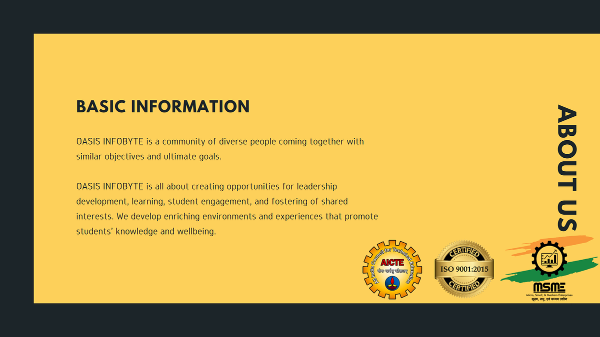 Internship Experience @. Oasis Infobyte | by Yogesh | May, 2024 | Medium