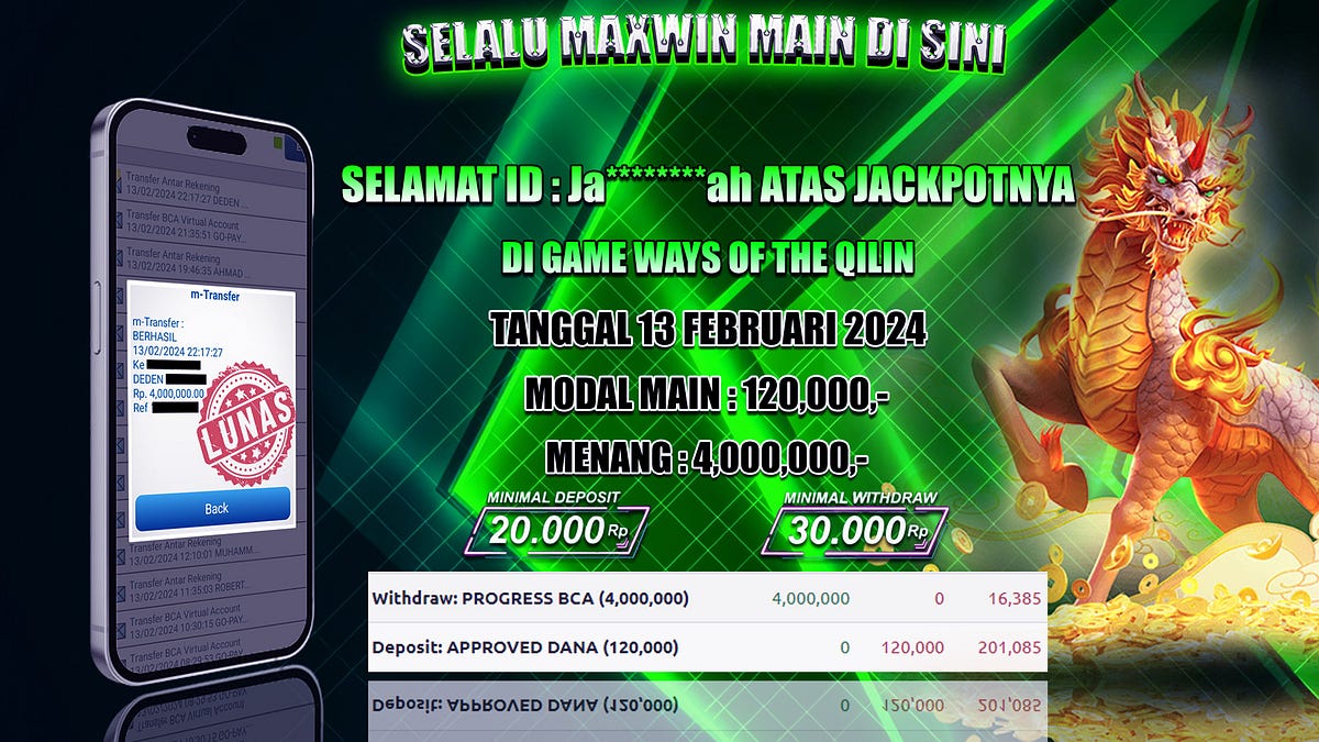 MODAL RATUSAN AJA MAXWIN JUTAAN !! GAK MAIN DI CERDAS4D JUGI DONG - cerdas4d - Medium