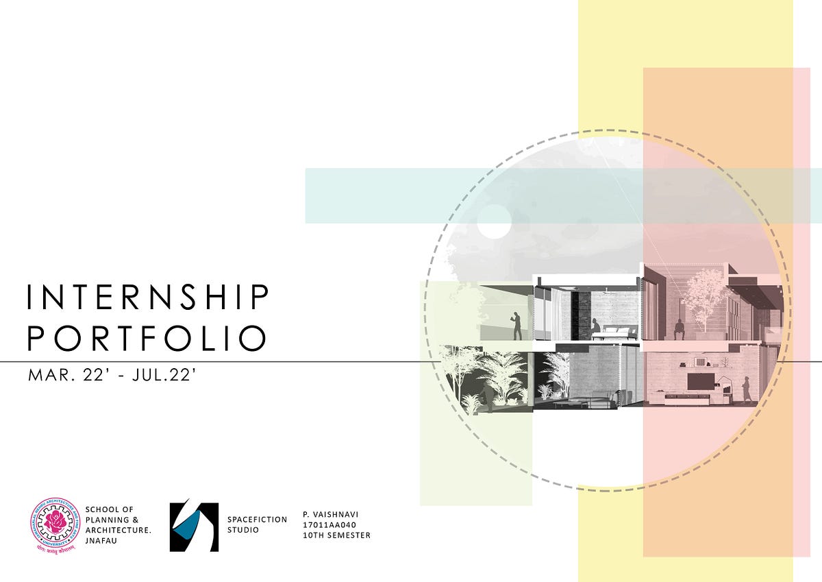 Architectural Internship Portfolio - Vaishnavi Pittla - Medium