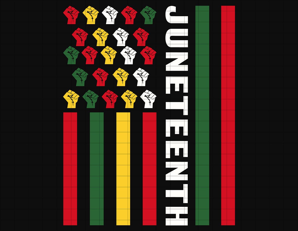 Juneteenth Black History Flag African American Since 1865 svg | by ...