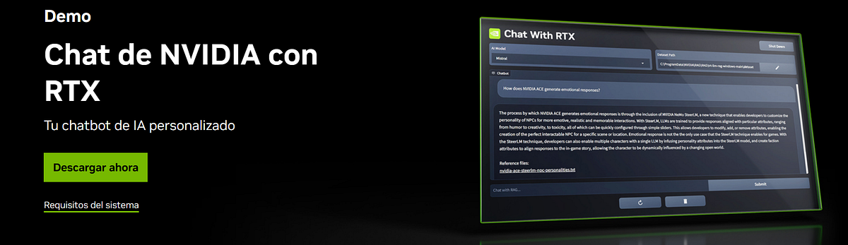 Chat With RTX, NVIDIA launchs it owns ChatGPT | by Eduardo SL Dev | Mar ...