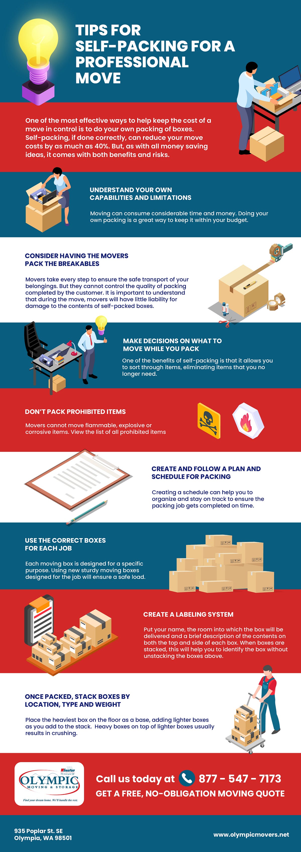 Tips for Self-packing for a Professional Move - Olympicmovers - Medium