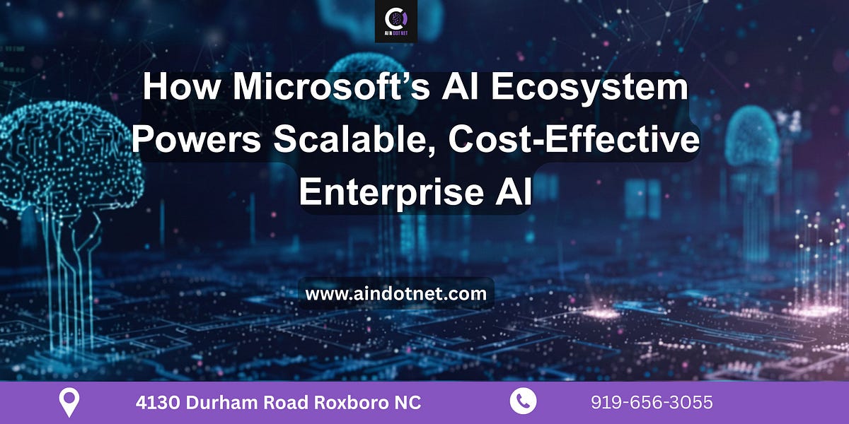 How Microsoft’s AI Ecosystem Powers Scalable, Cost-Effective Enterprise ...