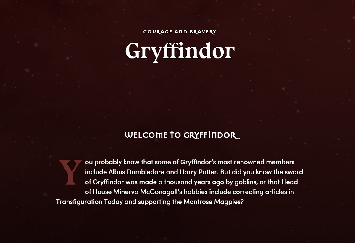 Entering the Wizarding World. I wonder why I got Gryffindor because I… | by Gellert Grindelwald ...