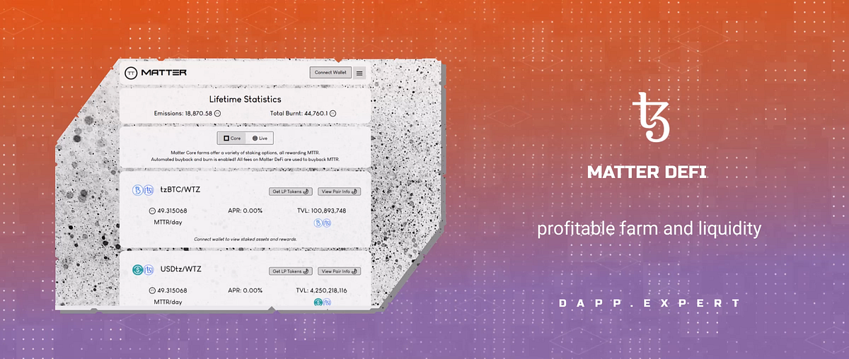 🌐 Matter defi — profitable farm and liquidity - Dapp Expert - Medium