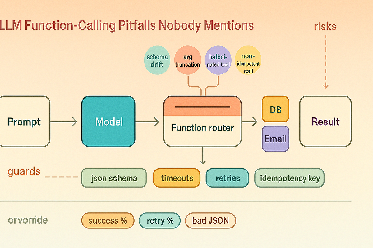 LLM Function-Calling Pitfalls Nobody Mentions | by Codastra | Medium