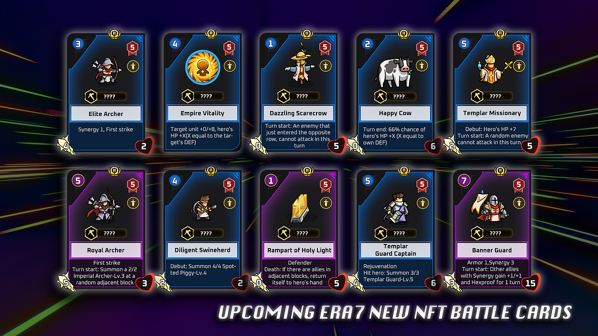 NFT Battle Card Set-II –. Here comes more new NFT Battle Cards… | by ...