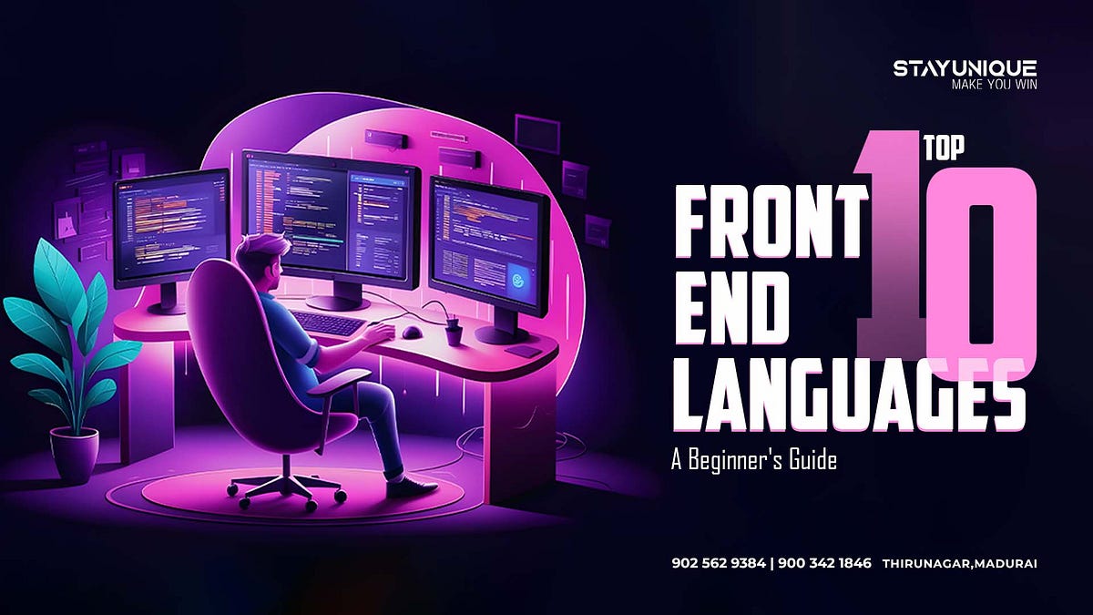 10 Popular Front-End Languages. Frontend Development is all about… | by ...