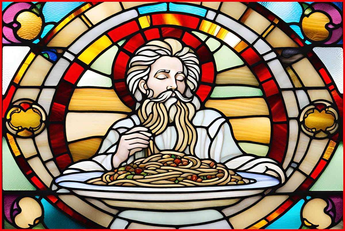 A Poster of the 10 Commandments!. The Flying Spaghetti Monster should ...