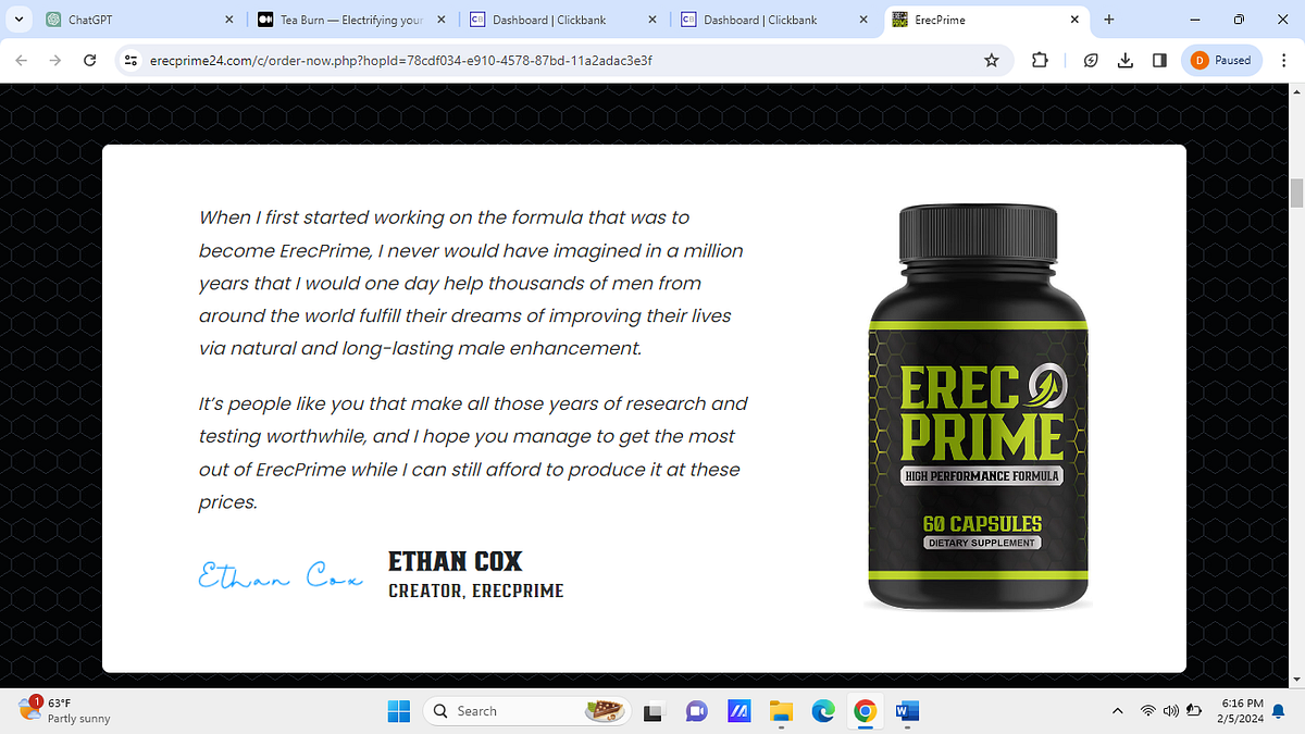 Erec Prime A Dietary supplement — Formula to support your sex life ...