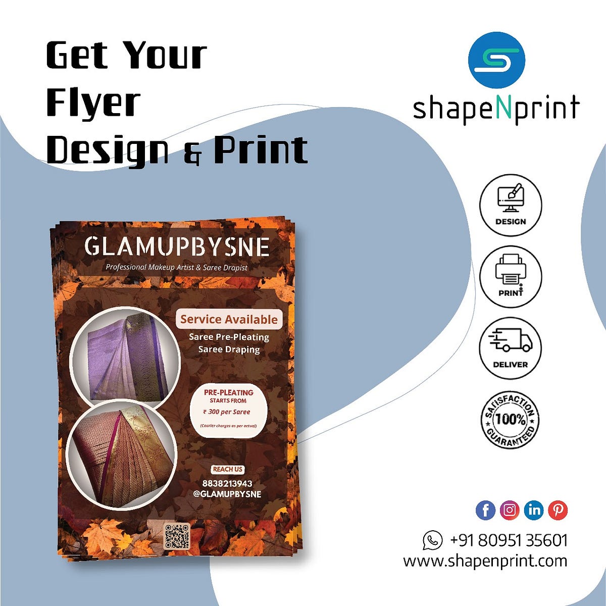 Get Your Flyer Design and Print - shapeNprint - Medium