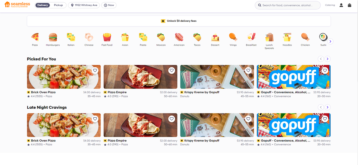 Seamless — An Online Food Ordering Platform | by Rajinderkumar | Feb ...