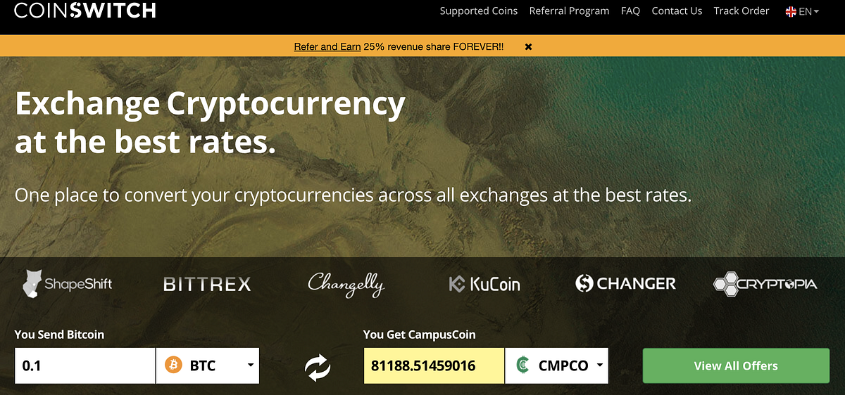 How to buy CampusCoin (CMPCO) on CoinSwitch | by CoinSwitch ...