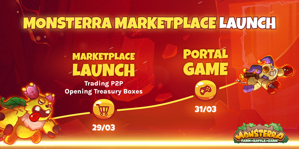 Monsterra Marketplace Official Launch: Open Treasury Boxes, Trade P2P ...