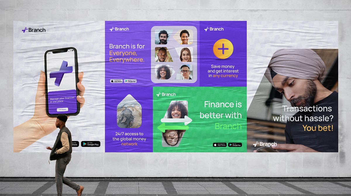 CASE STUDY: BRANCH BRAND AND VISUAL IDENTITY. | by Hassan Oluwatobi ...