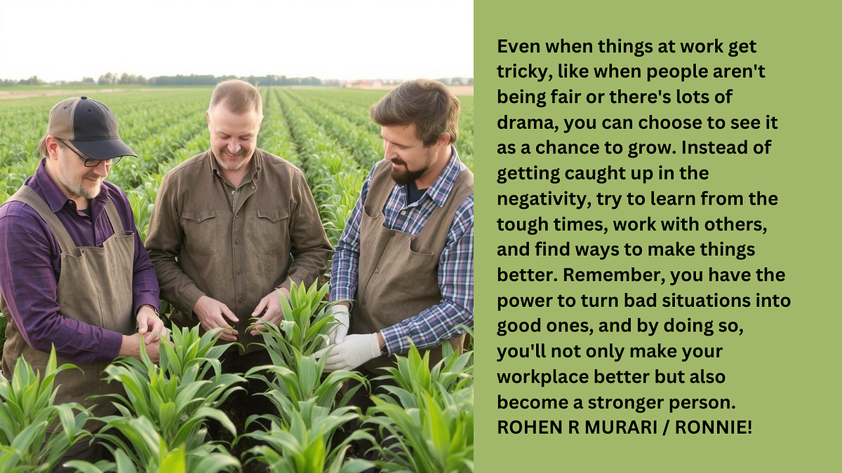 Imagine you’re working in a field where science, farming, technology ...